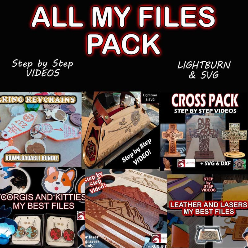 Lightburn Files - Etsy