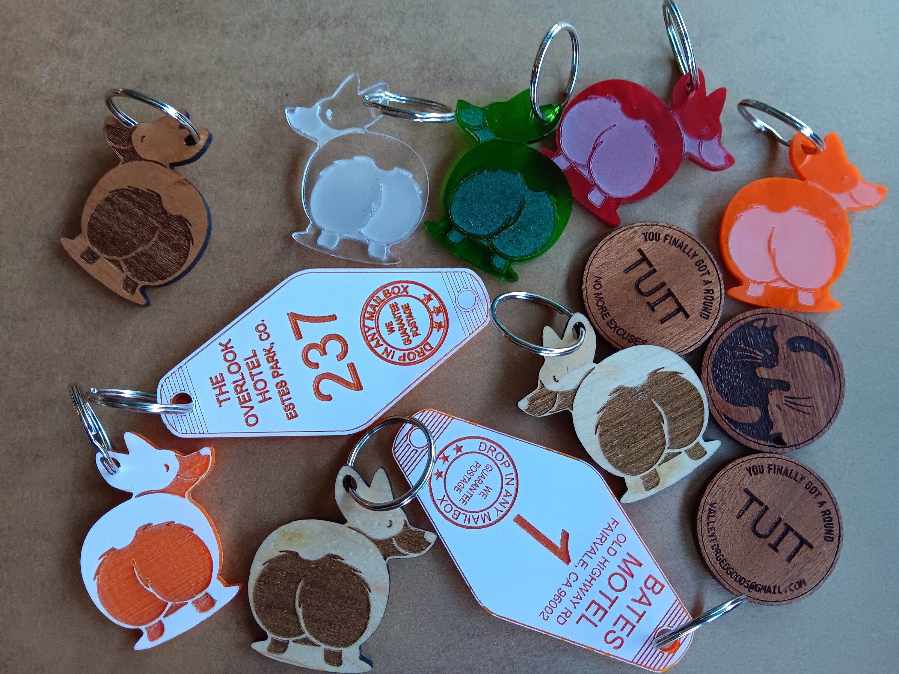 Keychain Bundle: Laser Cut Files (SVG, Lightburn) - With a Video to ...