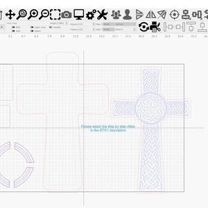 Lightburn Ready Celtic Cross for Laser Engravers (lightburn, SVG, DXF ...