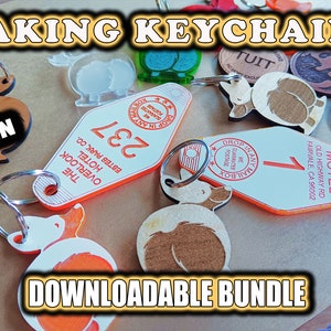 Lightburn Ready Keychain Bundle for Laser Engravers / Cutters (diode or ...