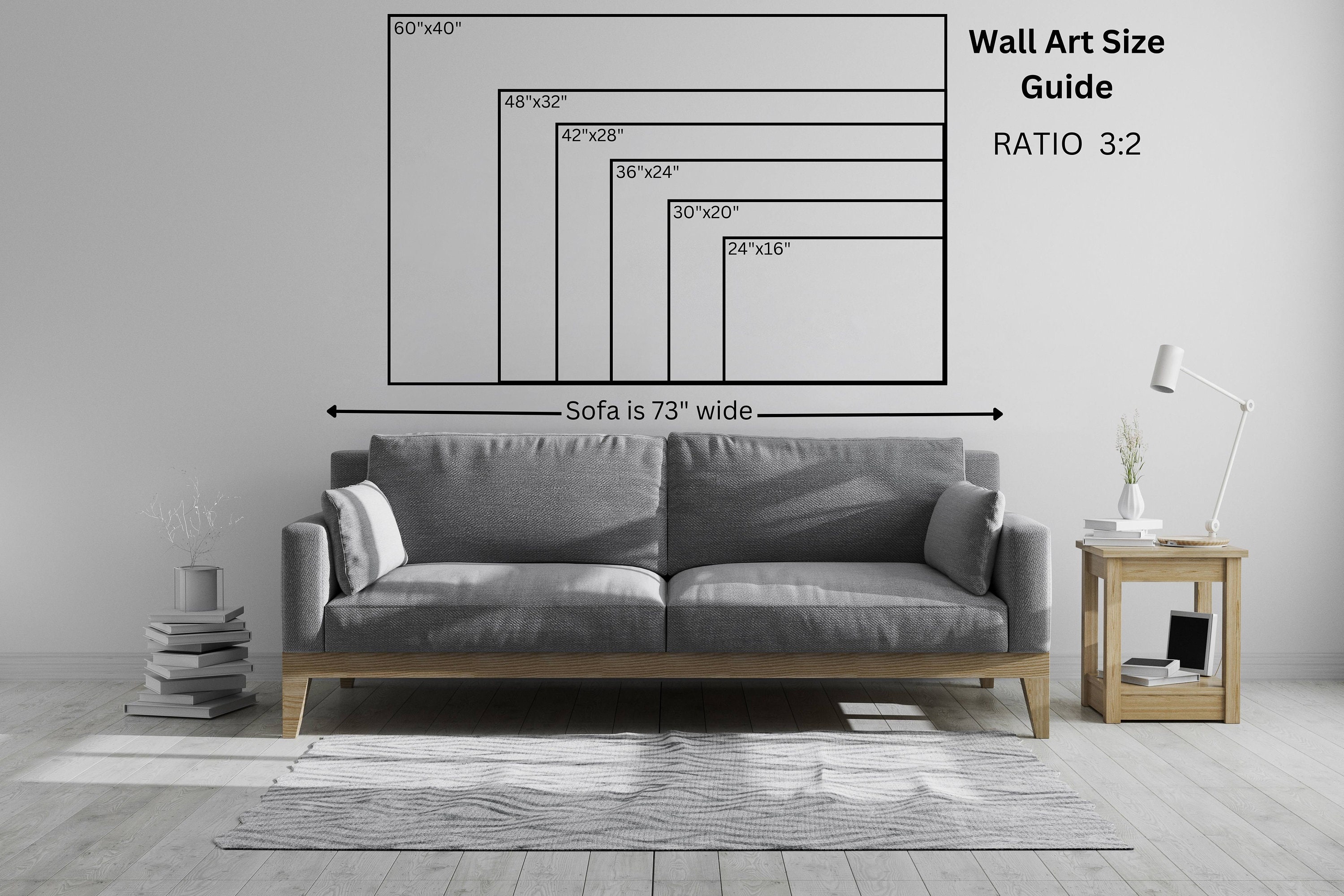 Abstract Islamic Wall Art Canvas Print Featuring Arabic Calligraphy of ...