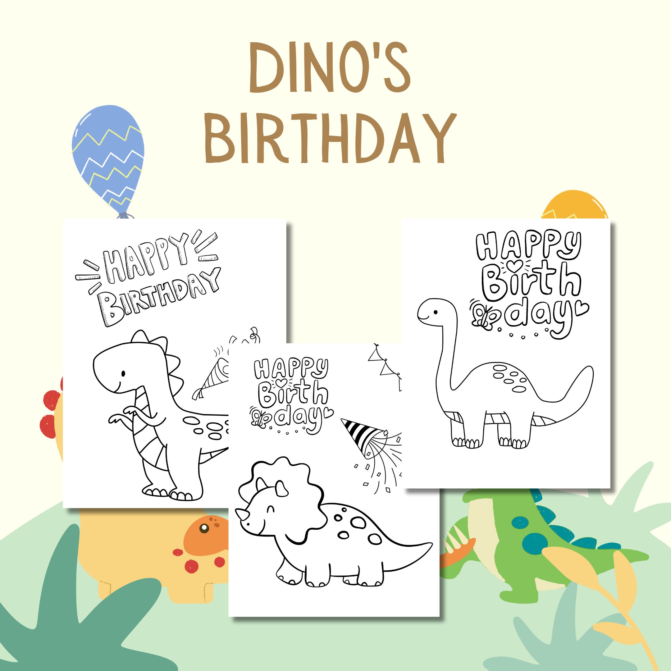 Dinosaur Coloring Pages, Dinosaur Printables, Coloring Activites ...