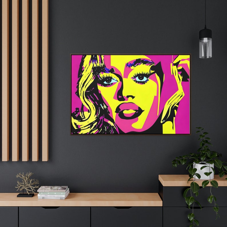 Madam Feminine, by Lynette Morgan, Pop Art, Gallery Canvas Wraps ...