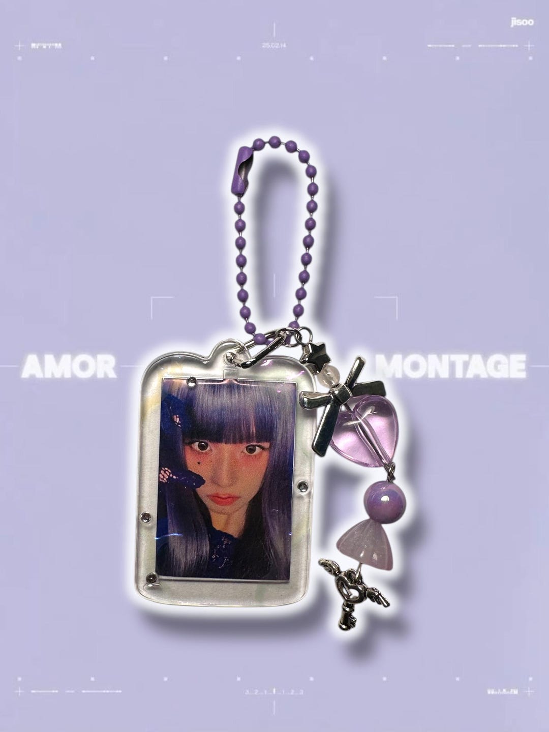 Blackpink Jisoo Amortage Inspired Keychain - Etsy