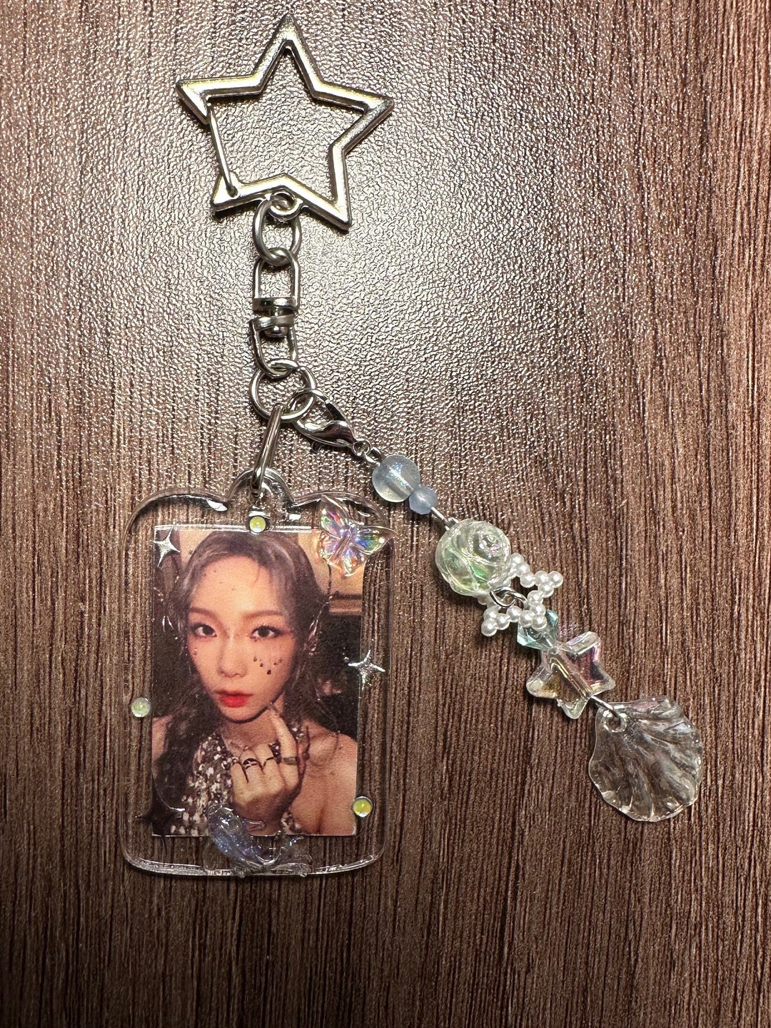 Kpop Taeyeon INVU Inspired Keychain Double Sided - Etsy
