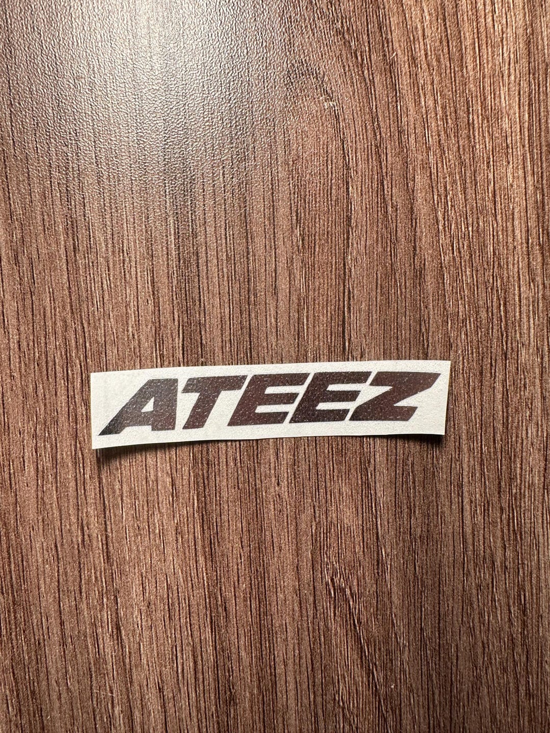 ATEEZ Logo Silver Vinyl Sticker - Etsy