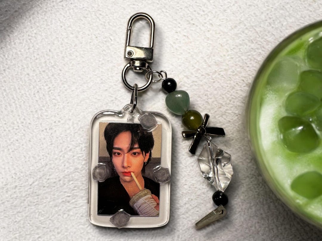 ZBI ZEROBASEONE Ricky Matcha Inspired Keychain - Etsy