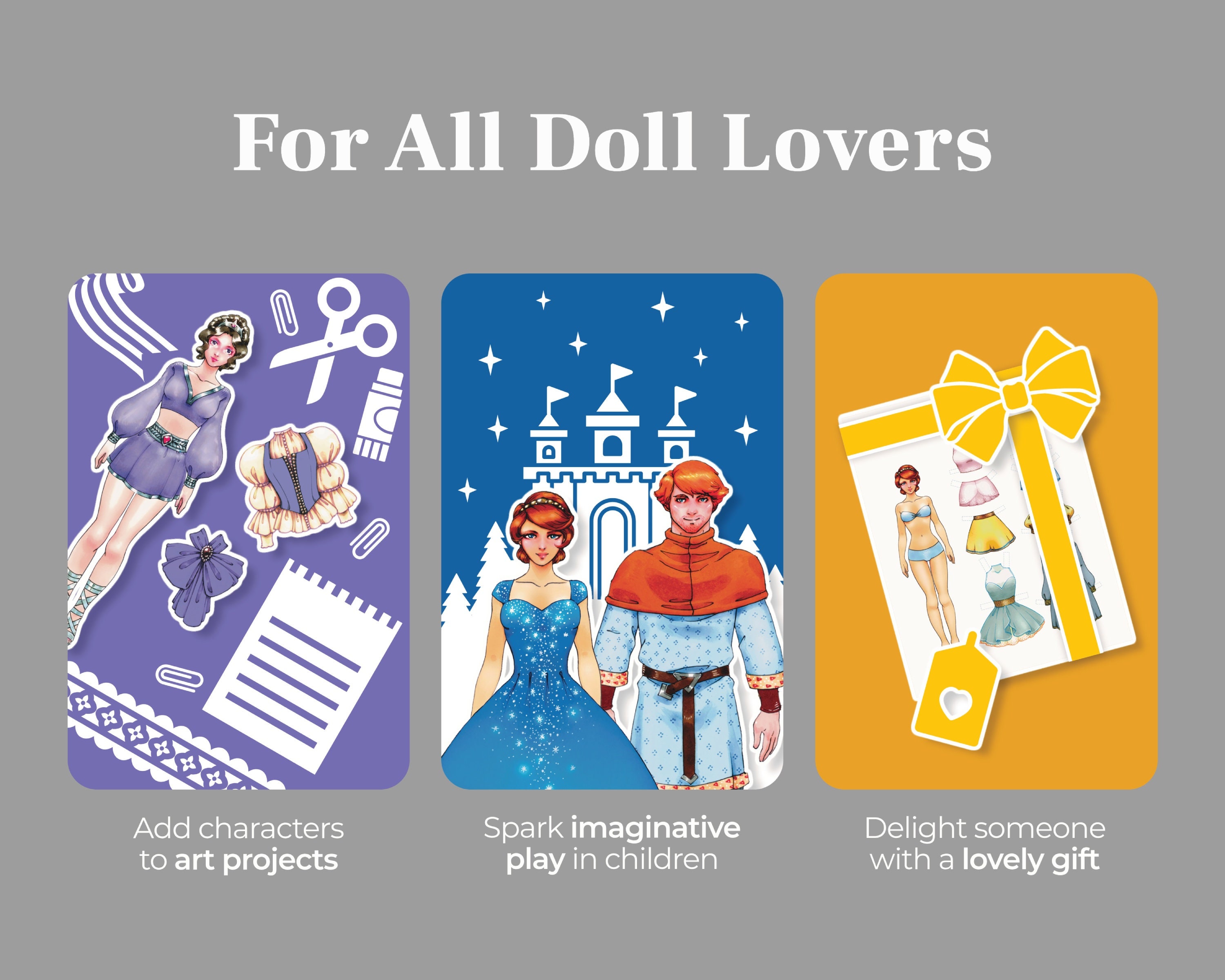 Cael and Ena Printable Paper Dolls 16 Clothes and - Etsy Australia