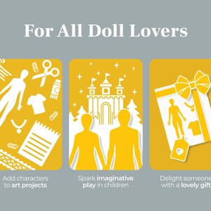 Printable Paper Doll Set With 24 Clothes and Accessories in Tabbed ...