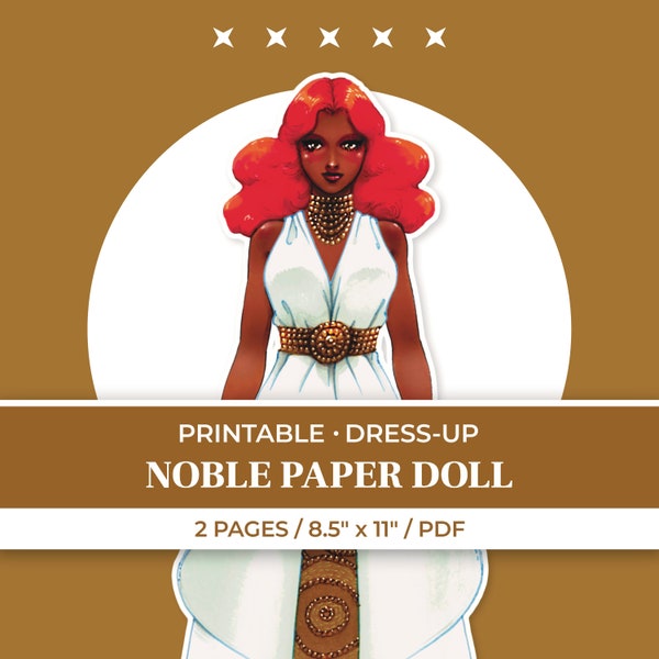Paper Doll Printable - Etsy