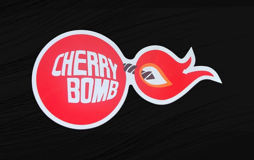Orginal Printed Cherry Bomb Automotive Muffler Sticker - Etsy