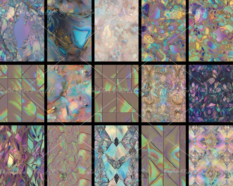 Opal Seamless Pattern Opal Pattern Seamless Digital Paper Gemstone ...