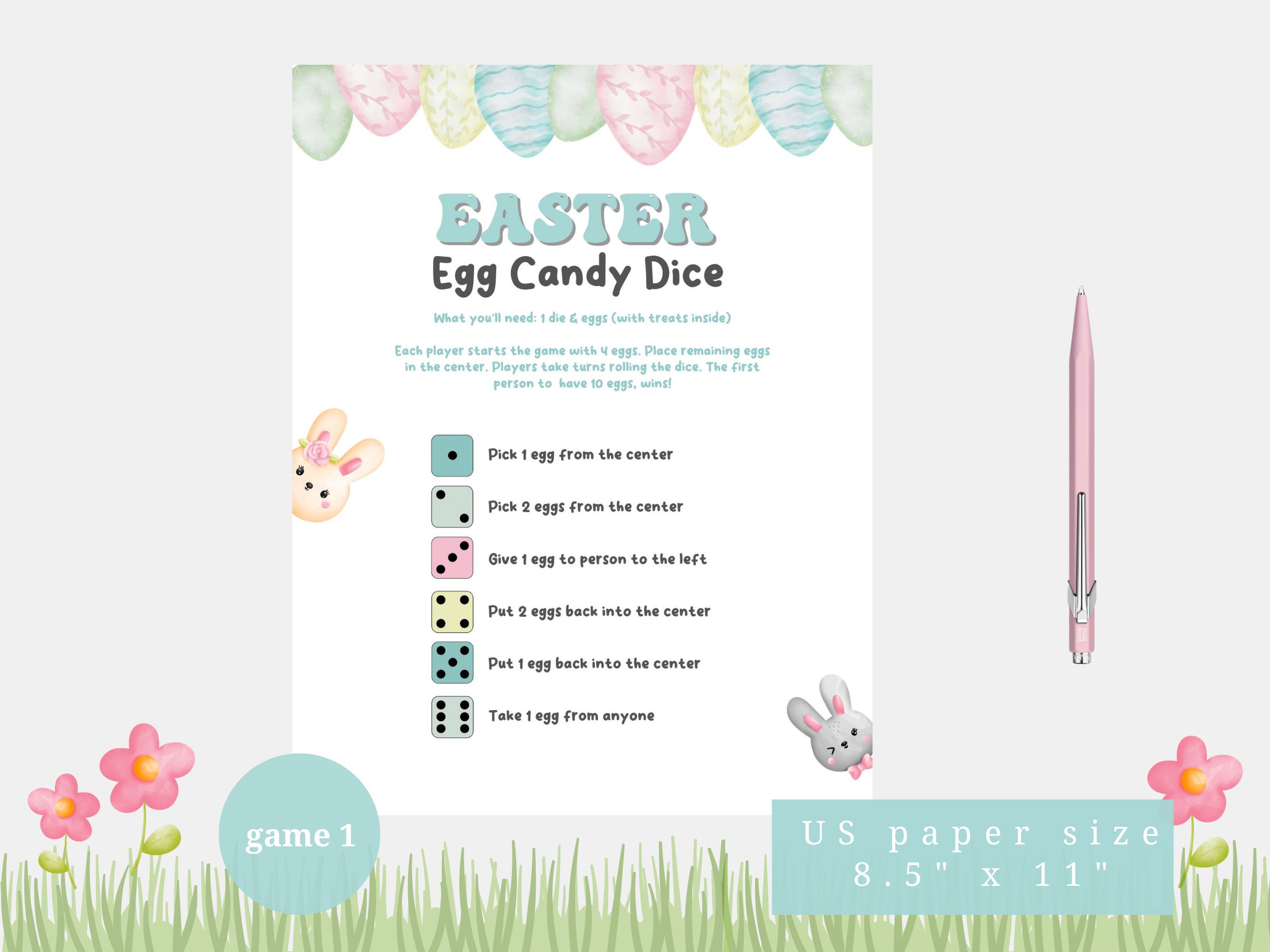 Easter Games Bundle, Printable Easter Party Games, Easter Games for ...