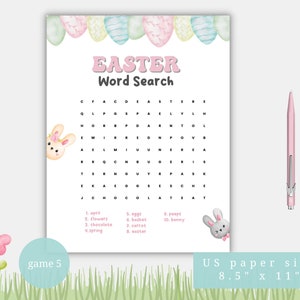 Easter Games Bundle, Printable Easter Party Games, Easter Games for ...