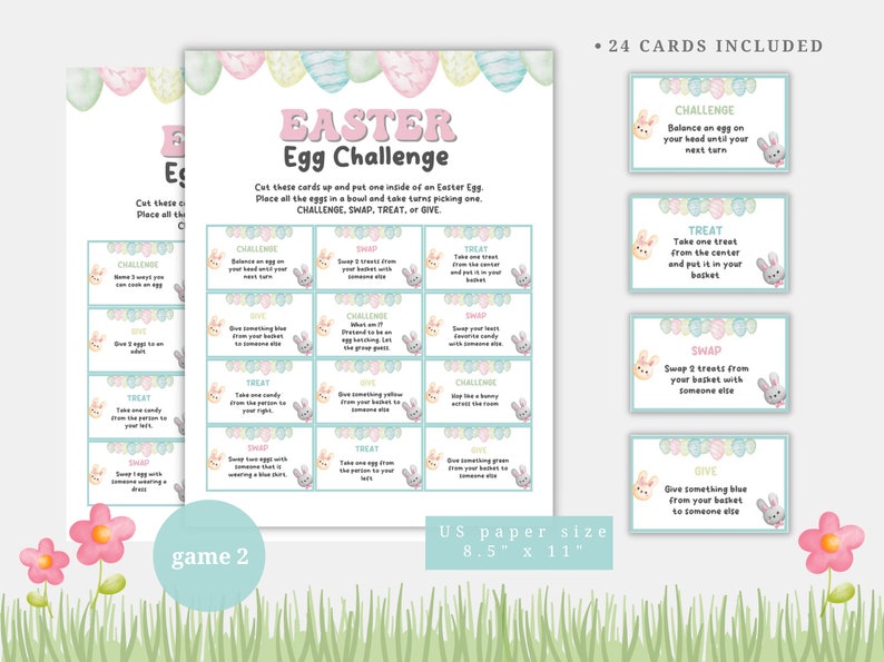 Easter Games Bundle, Printable Easter Party Games, Easter Games for ...