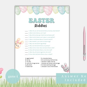 Easter Games Bundle, Printable Easter Party Games, Easter Games for ...