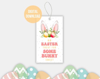 Printable Easter Tags, Happy Easter, Easter Basket Tags, Favor Tags ...