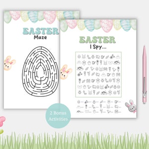 Easter Games Bundle, Printable Easter Party Games, Easter Games for ...