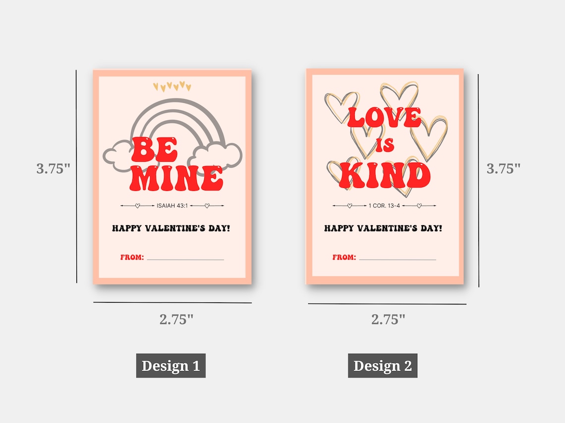 Printable Valentines Day Cards, Last Minute Valentines Card for Kids ...