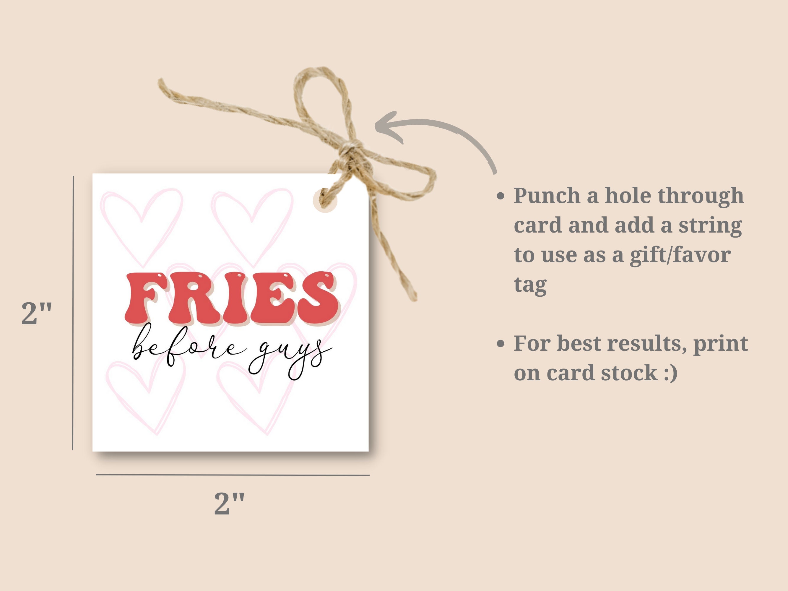 Galentines Printable, Printable Gift Tags, Galentines Cards, Favor Tags ...