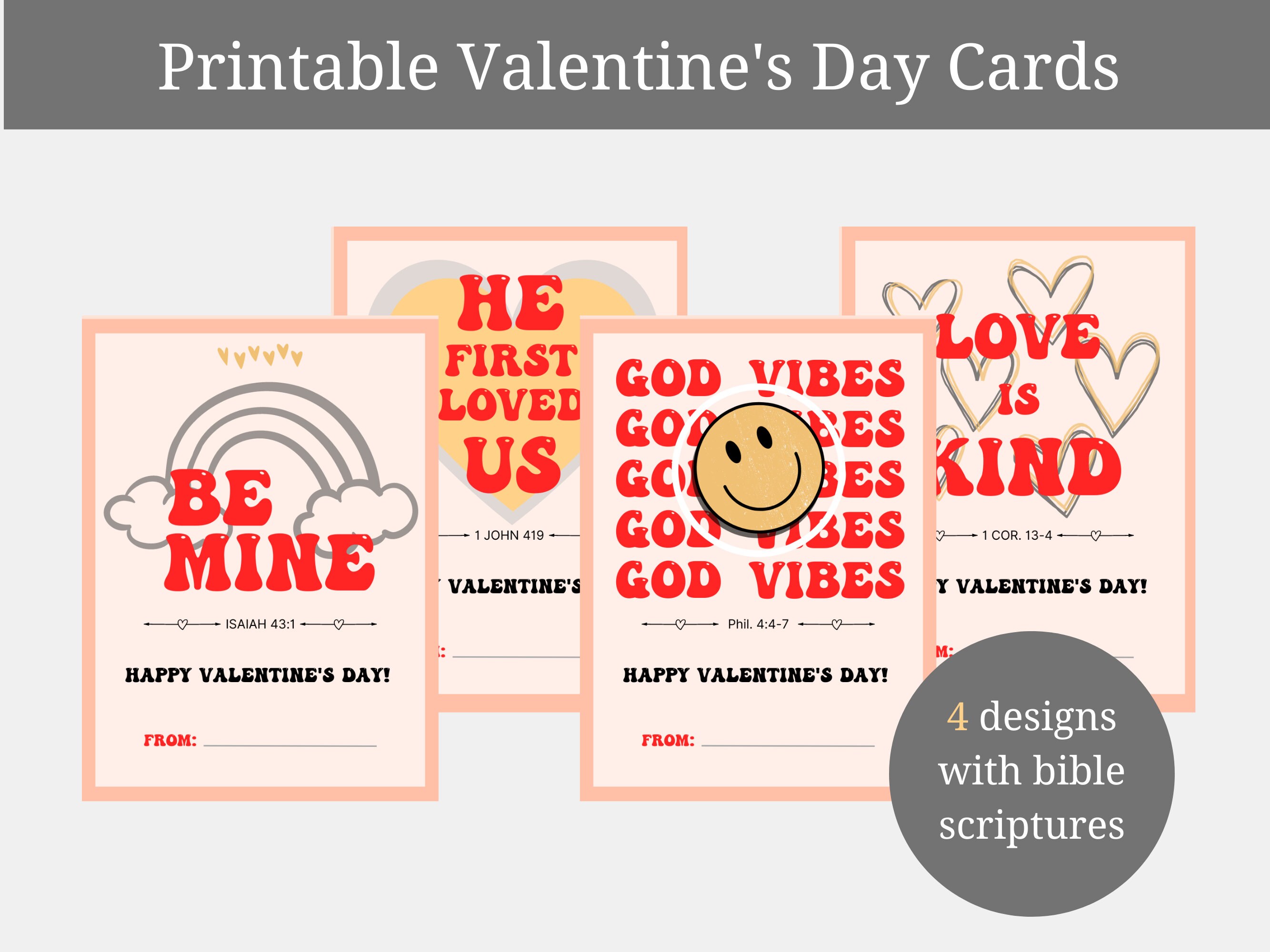 Printable Valentines Day Cards, Last Minute Valentines Card for Kids ...