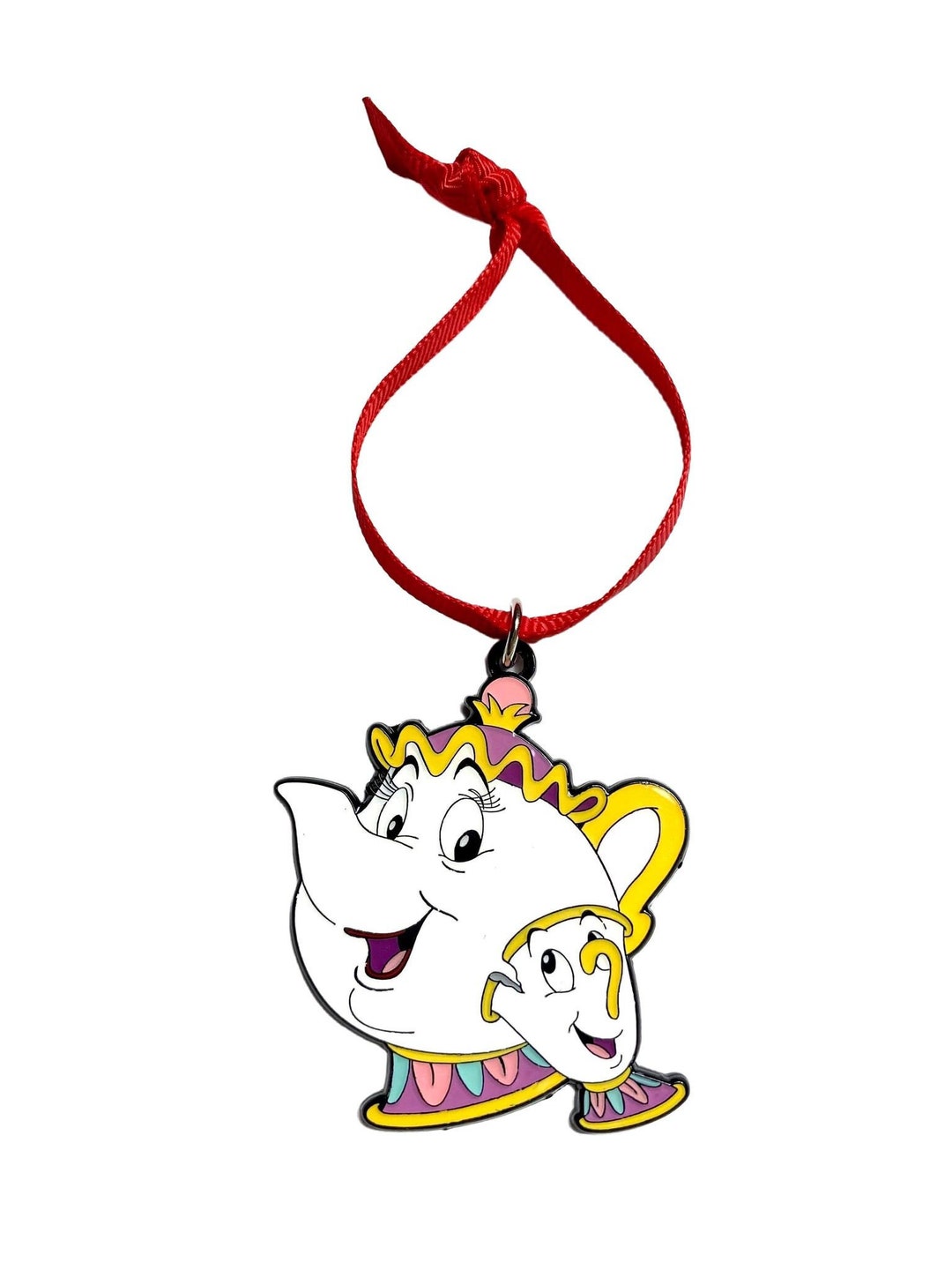 Beauty and the Beast Mrs Potts and Chip Keychain Ornament - Etsy Canada