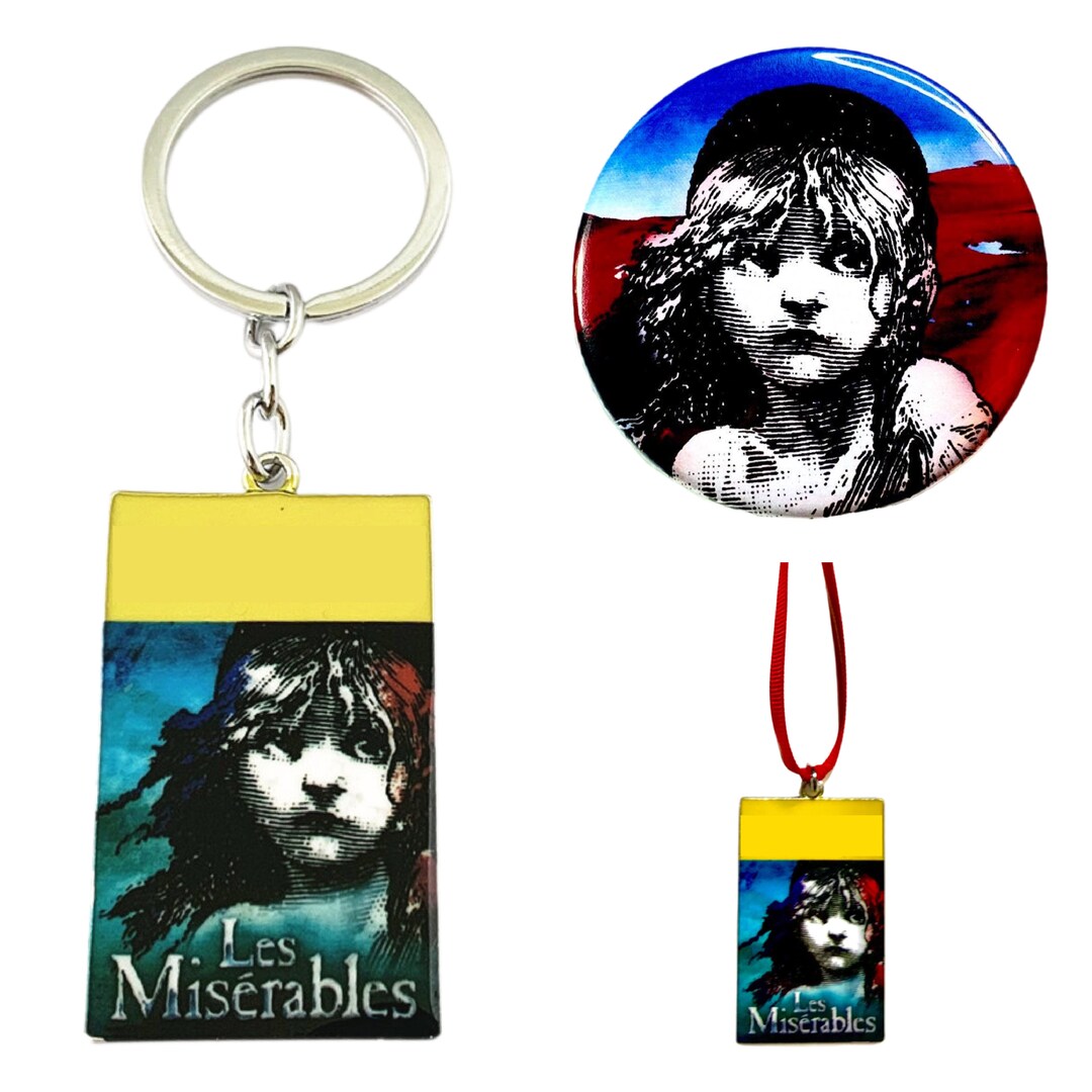 Broadway Les Miserables Button Keychain Ornament - Etsy