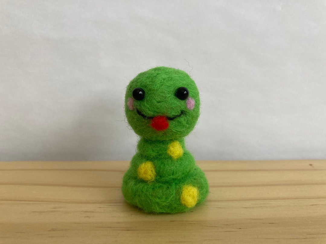 Cute Felted Snake - Etsy