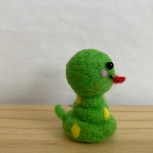 Cute Felted Snake - Etsy