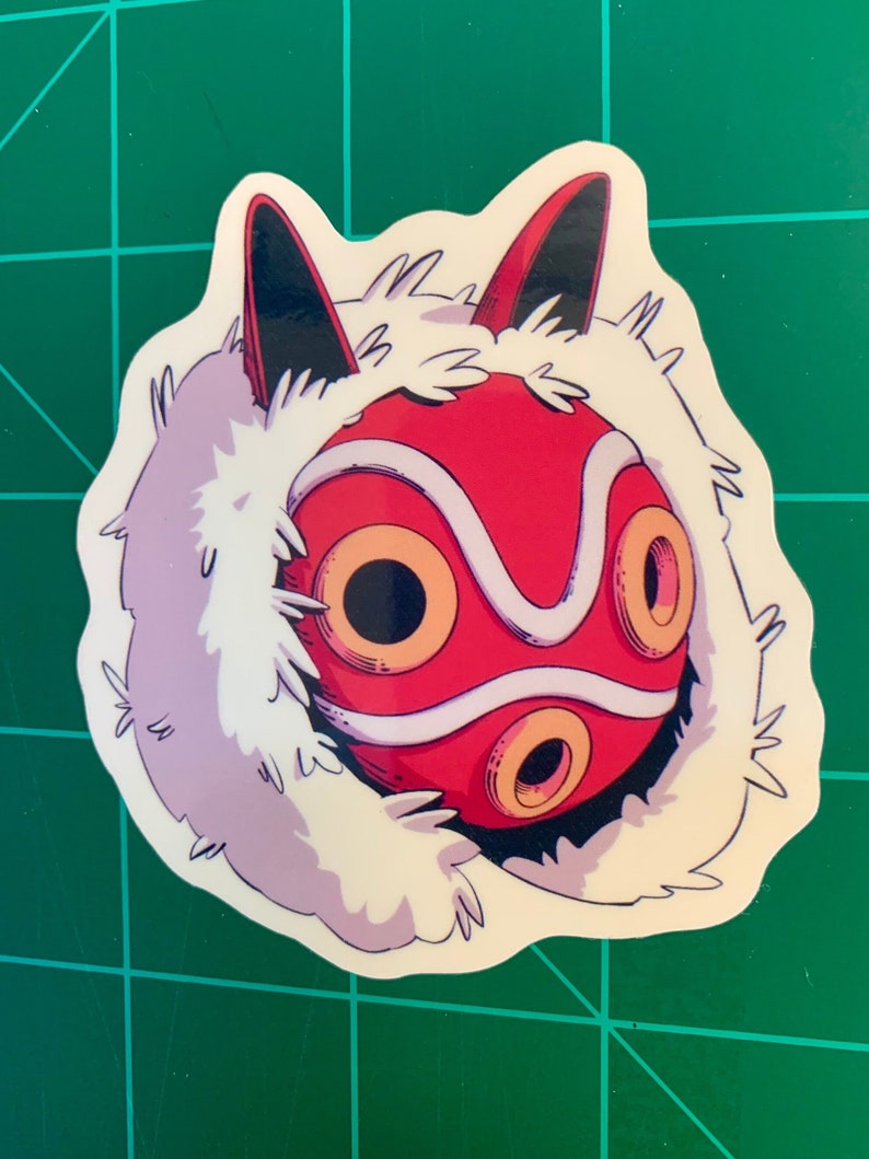 Princess Mononoke Sticker 3”x3” - Etsy