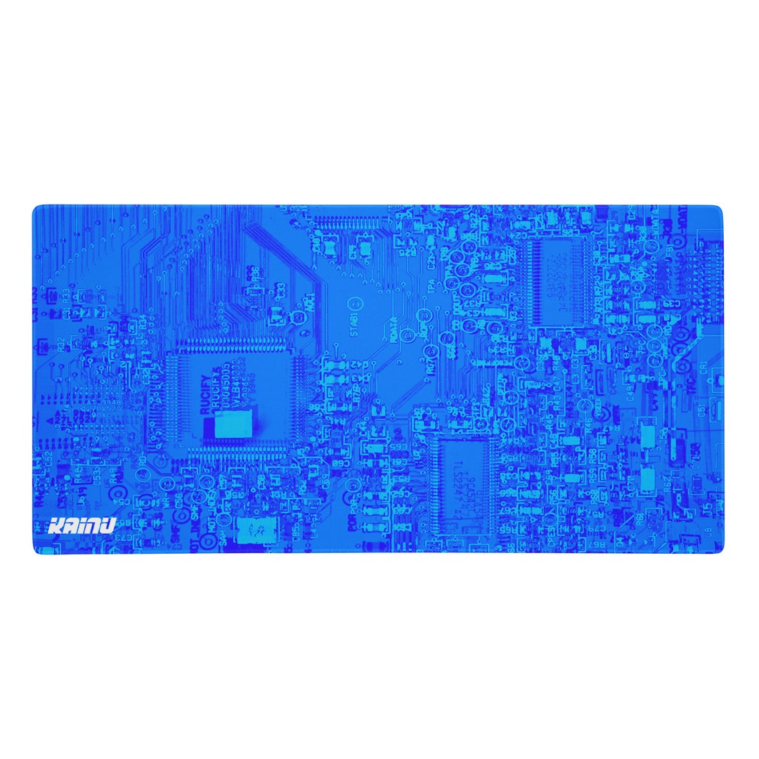 Kainu Blue Tech Gaming Mouse Pad - Etsy