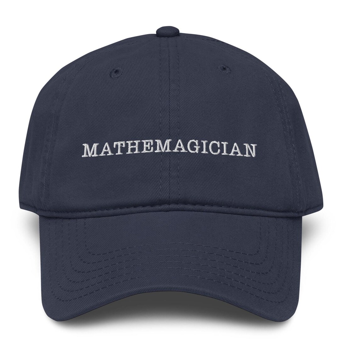 Mathemagician Hat | Math Geek Cotton Cap - Etsy