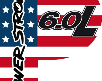 Diesel Only Powerstroke Decal - Etsy