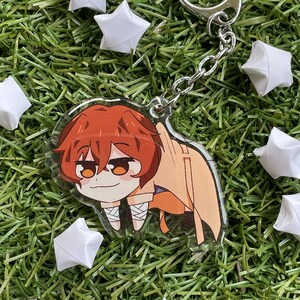 BSD Dazai, Chuuya Keychain - Etsy
