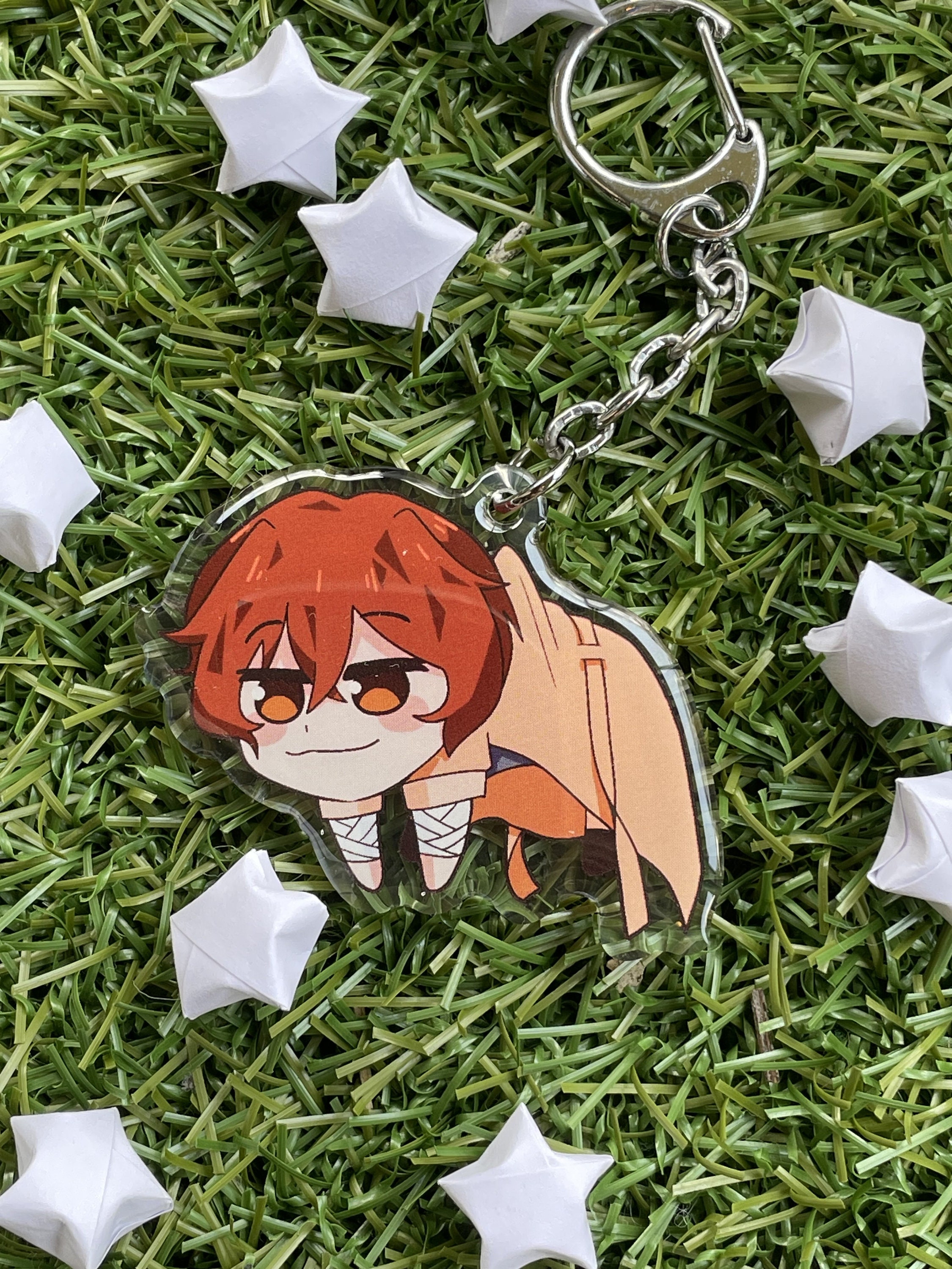 BSD Dazai, Chuuya Keychain - Etsy