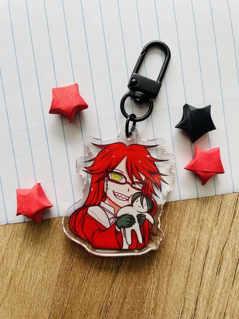 Grell BB Keychain - Etsy