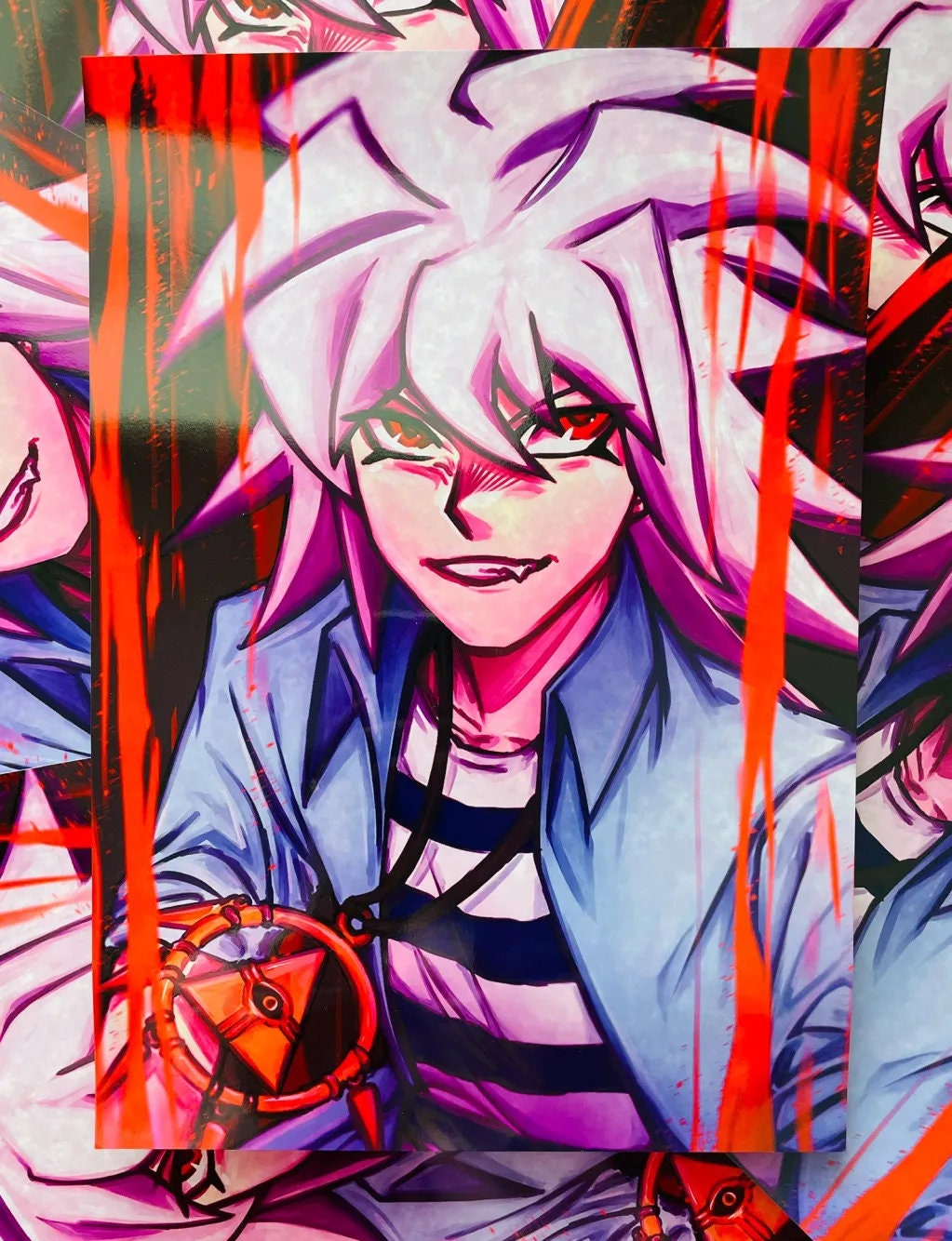 YGO Bakura Print - Etsy