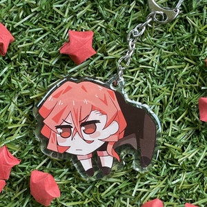 BSD Dazai, Chuuya Keychain - Etsy