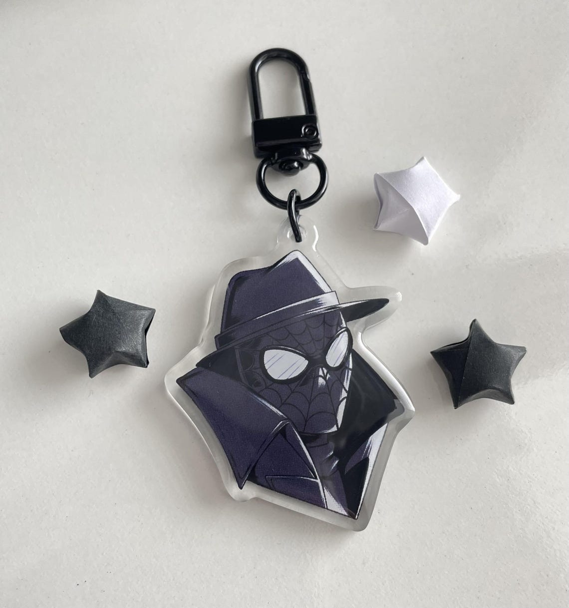 Noir Keychain - Etsy
