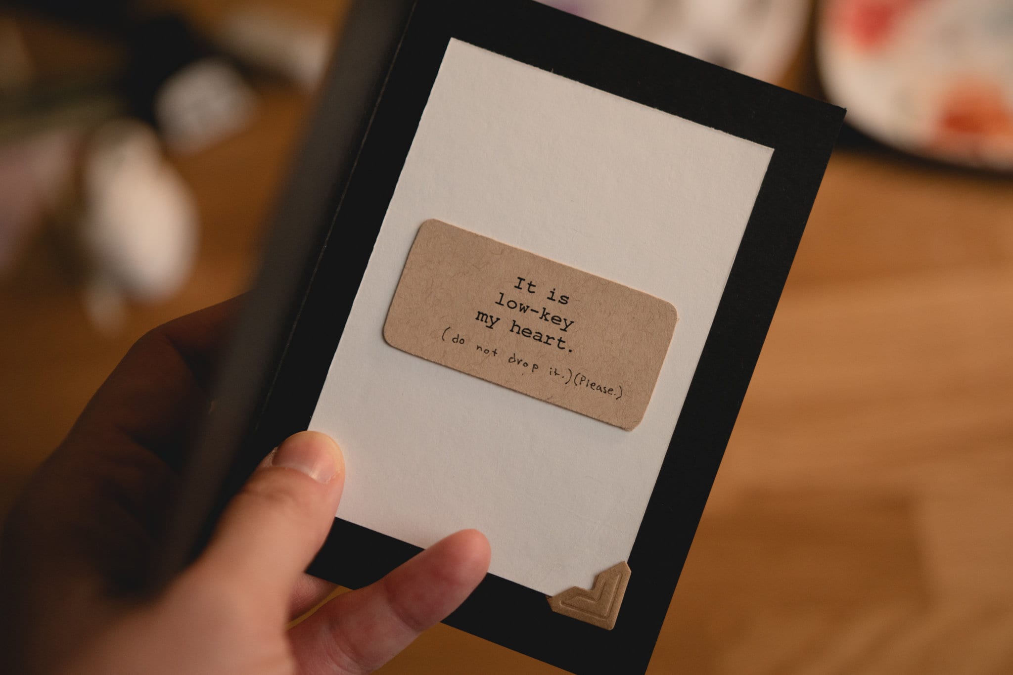 Small-batch Stick Figure Greeting Card here. Hold This. - Etsy