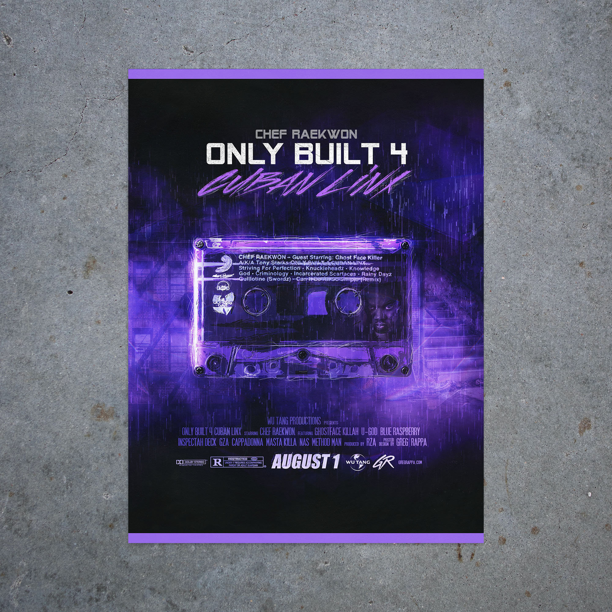 Raekwon Only Built For Cuban Linx Cassette