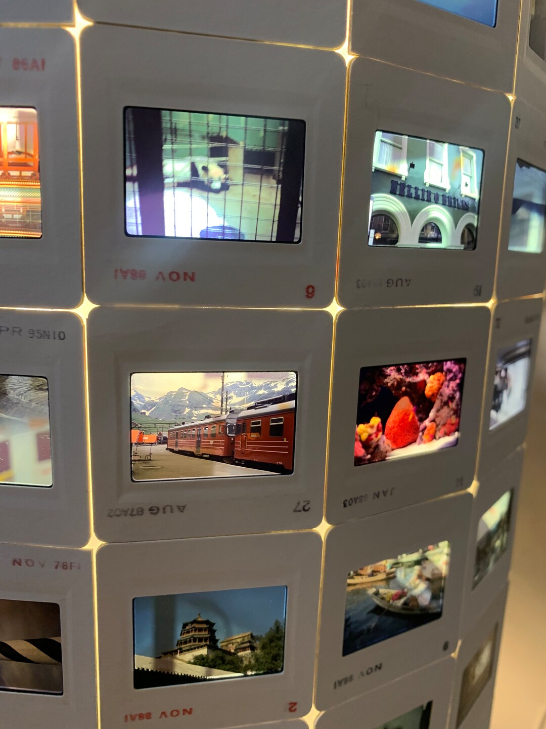 Vintage Slide Lamp Shade - Etsy