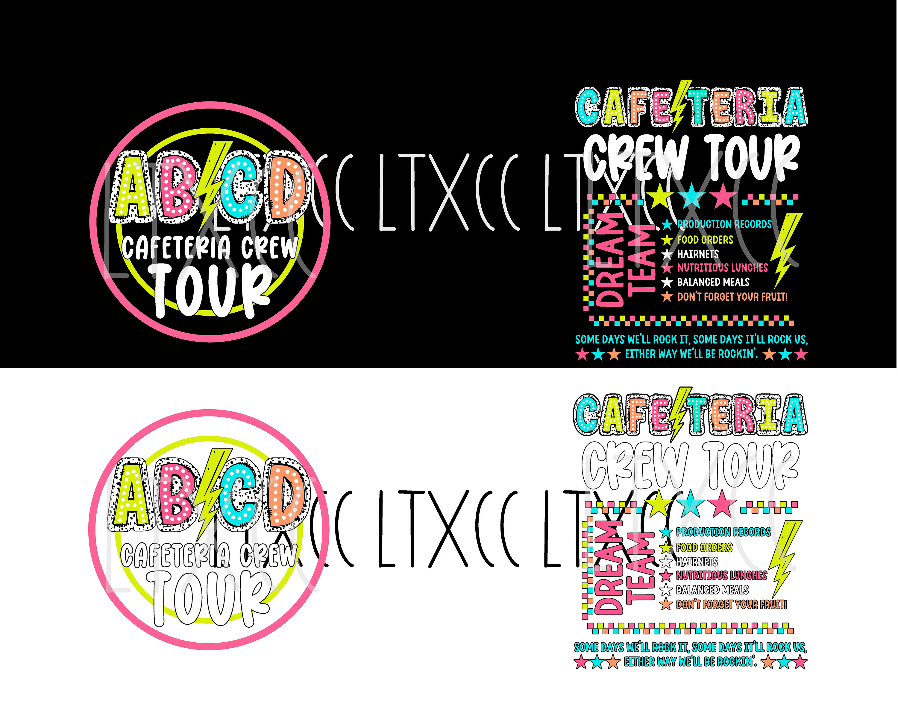 Cafeteria Crew Tour PNG - Abcd Cafeteria Crew Tour - Lunch Lady ...