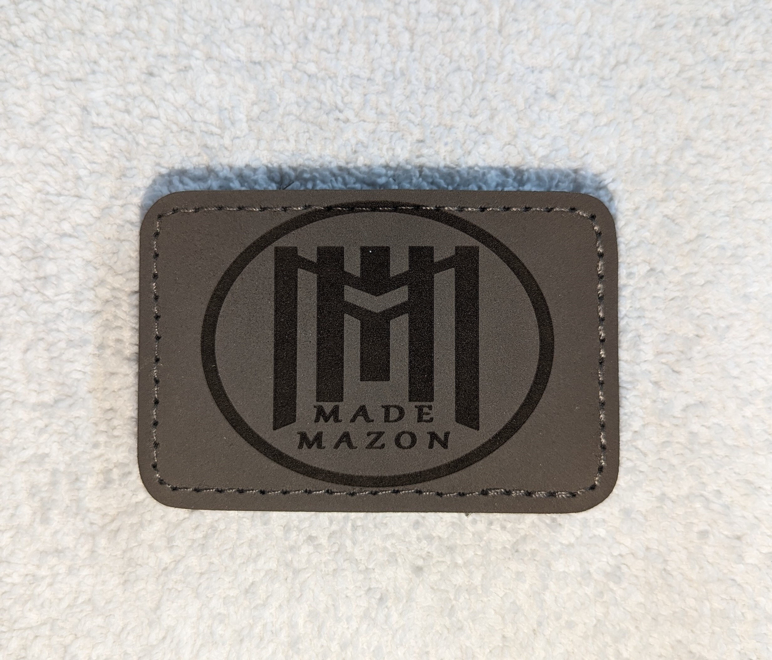 Custom Laser Engraved Leatherette Patches. - Etsy