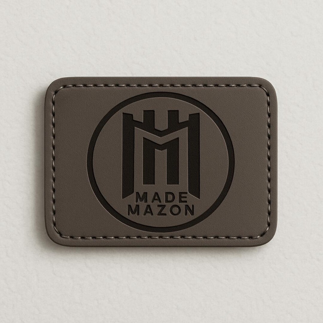 Custom Laser Engraved Leatherette Patches. - Etsy