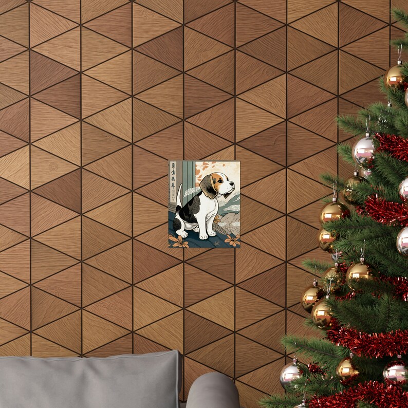 Beagle Puppy Cool Dog Poster Boys Room Decor Teen Boy Wall Art Dogs ...