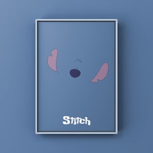 Stitch Wall Art – Minimalist Lilo & Stitch Printable | Disney-inspired ...