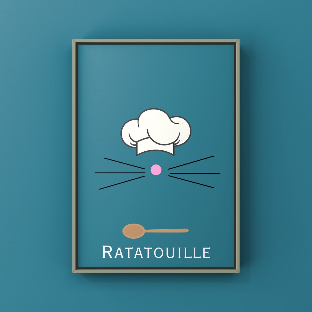 Ratatouille, Remy- Digital Download Art, Pixar, Large Wall Art ...