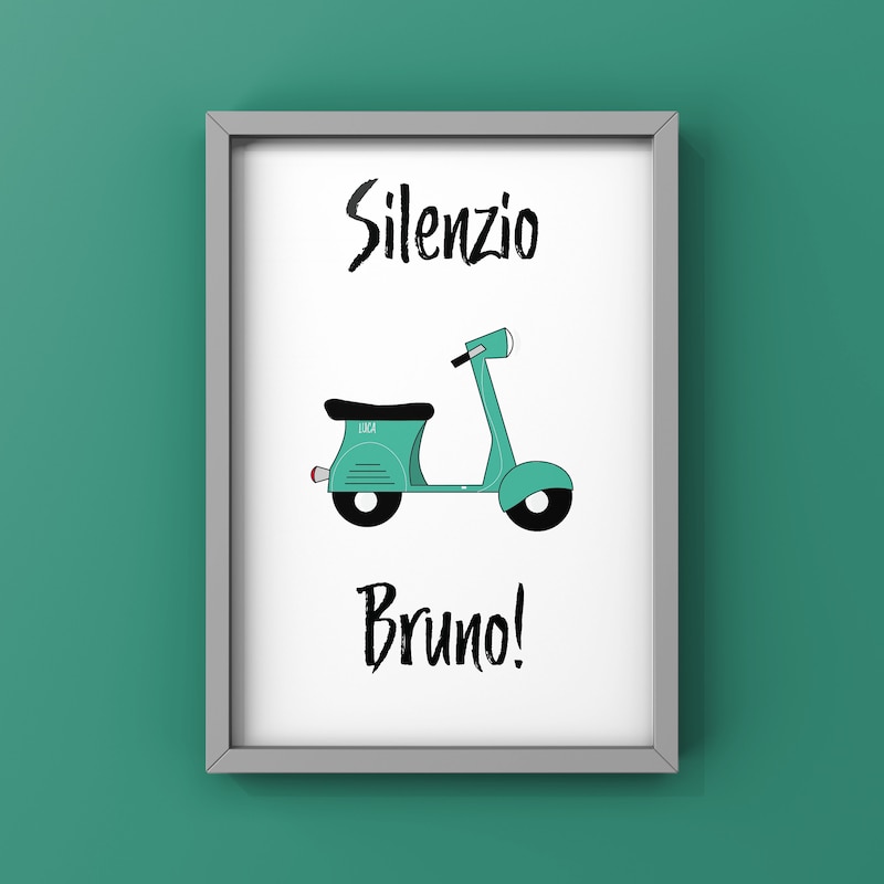 Large Vespa Poster - Etsy