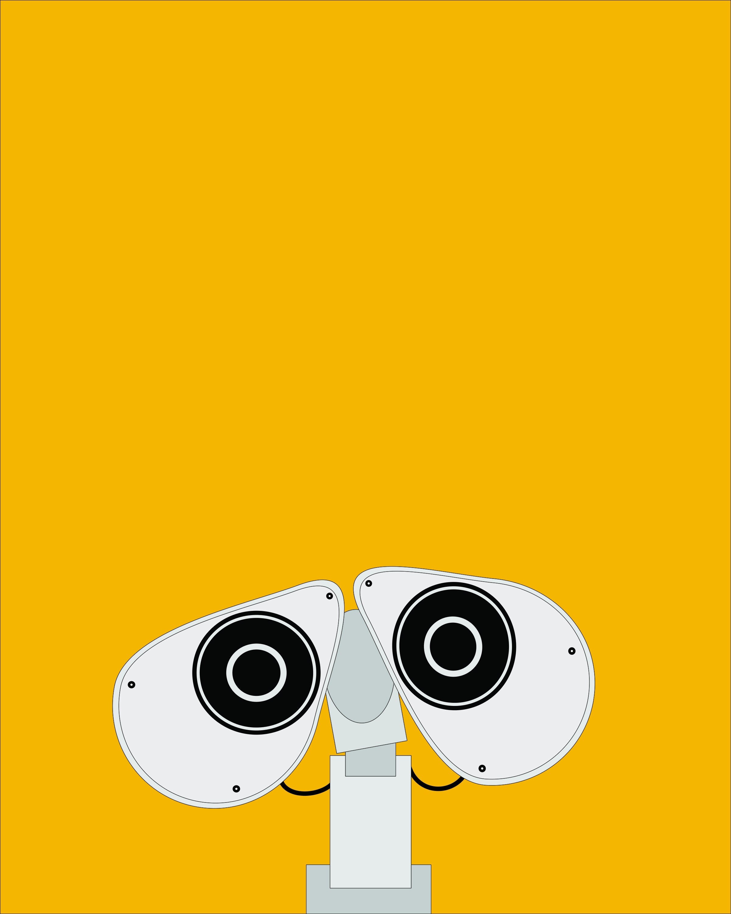 Wall-e, Movie Poster, Digital Download Art, Pixar, Large Wall Art ...